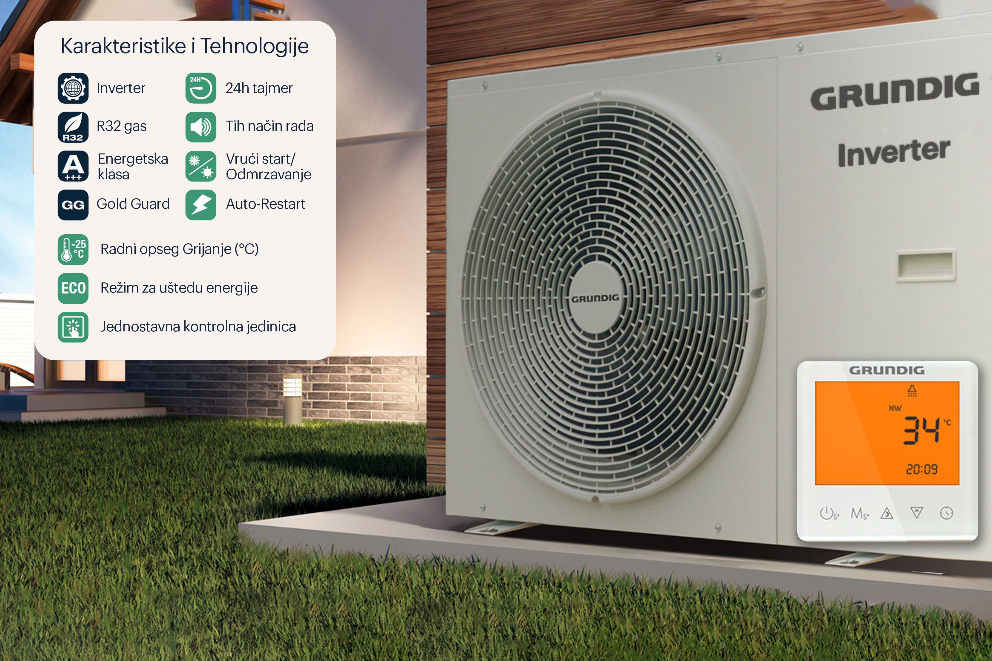 Grundig Toplotne pumpe